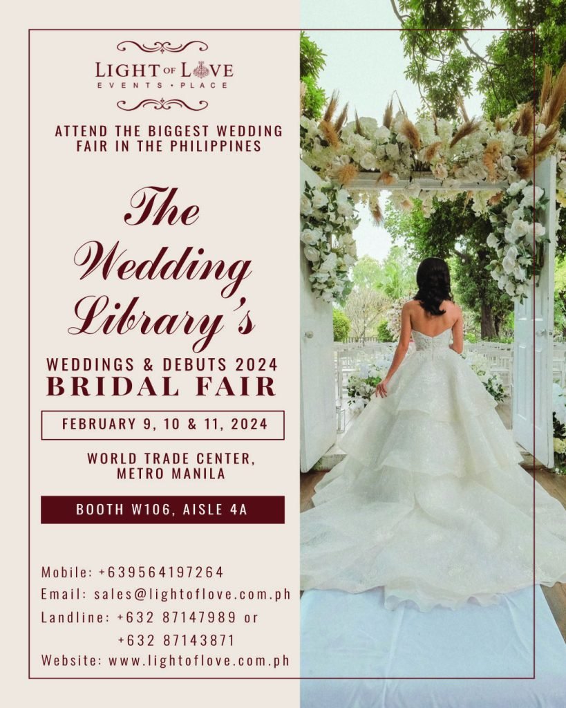 Light of Love Events Place at The Wedding Library's Bridal Fair 2024 ...